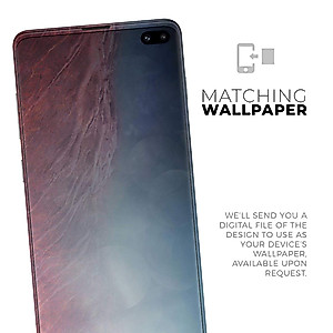 DesignSkinz Abstract Fire & Ice V10 Protective Vinyl Decal Wrap Skin Cover Compatible with The Samsung Galaxy S20 (Screen Trim & Back Glass Skin)