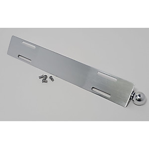 12-Inch Long Expendable and Reversible Pullout Closet Wardrobe Valet Rod with Installation screws (Matte Brass)