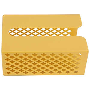 DOITOOL Paper Towel Dispenser Countertop Multifold Paper Towel Holder Hand Towel Dispenser for Home Kitchen Bathroom Restaurant (Yellow)