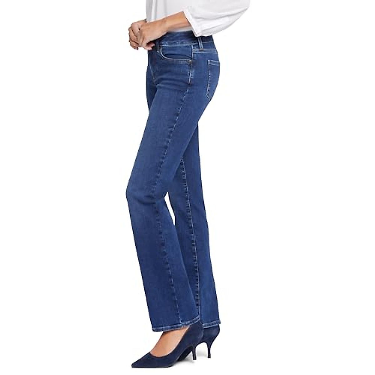 NYDJ Women's Marilyn Straight Denim Jeans, Cooper, 12