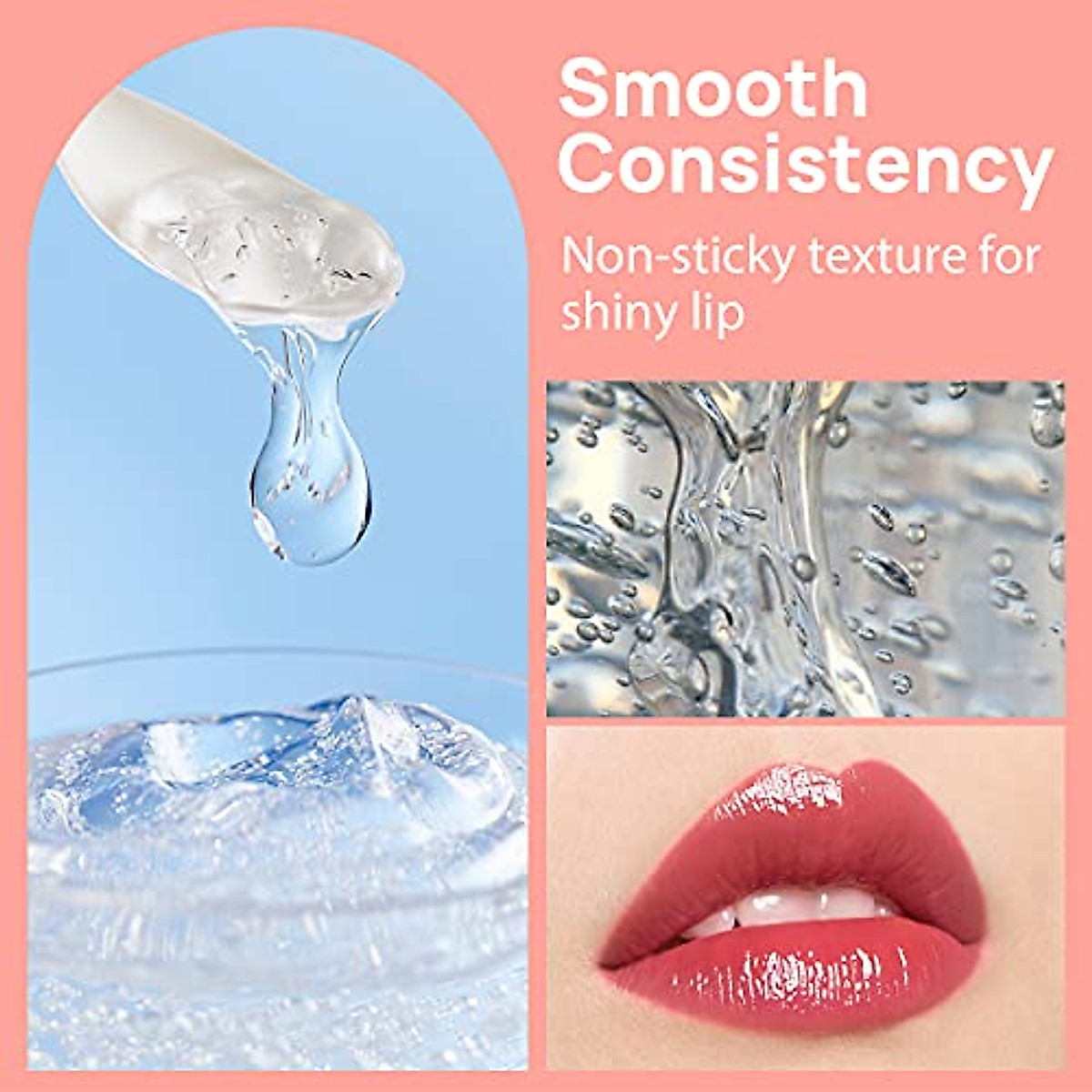 Clear Lip Gloss Base for DIY Lip Gloss Kit - 16.93oz Versagel w/ Olive Oil & Vitamin E for Smooth, Hydrated, Moisturized Lips - Fragrance-Free, Safe for Sensitive Skin - Small Business DIY Supplies