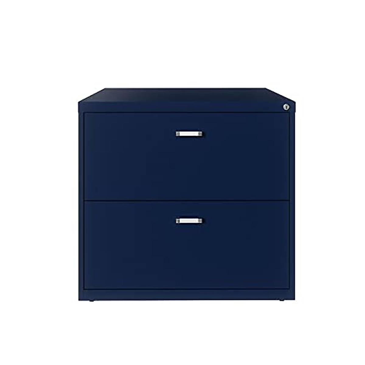 Hirsh 30 inch Wide Fully Assembled 2 Drawer Lateral File Cabinet for Home or Office, Navy