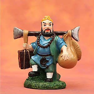 LWZ 4 Pcs Journey to The West Figurine Set, Resin Monkey King Monk Pig Cute Character Figurine for Miniature Figure Fairy Garden Home DIY Cake Decoration Set