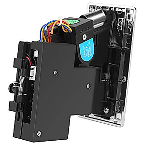 HURRISE Coin Operated Timer Controller Board, Convenient Durable Coin Acceptor Arcade Game Parts Coin Selector for Arcade Game Mechanism Vending Machine