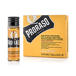 Proraso Hot Oil Beard Treatment Set , 0.6 Fl z (Pack of 1)