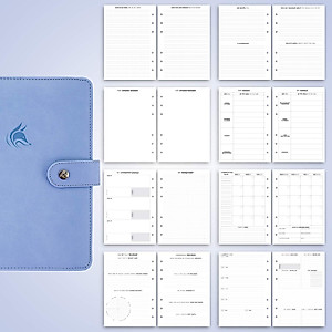Clever Fox Weekly Planner Binder – Goal Setting Planner for Time Management & Weekly Tasks – Work & Life Organizer with To Do List & Habit Tracker – Undated, 7″ x 9″ Hardcover (Periwinkle)