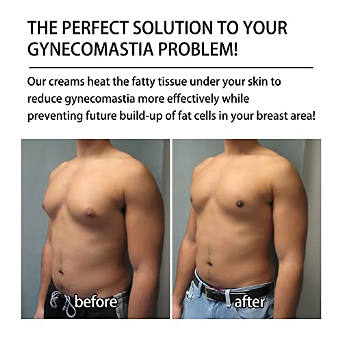 Gynecomastia Tightening Ginger Cream 30ML - Breast Firming Cream Down Cellulite For A Better Physique Make Them Firmer