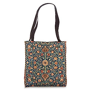 Retro Vintage Bohemian Carpet Floral Boho Ornament Pattern Tote Bag