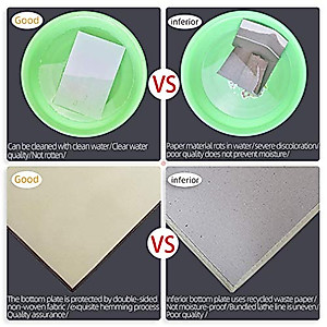 Foldable Fabric Storage Bins with Lids [3-Pack]with Removable Lid and Handles Fashionable Decorative Collapsible Linen Storage Box Used For Clothes Toys Books Home Closet Bed room Office