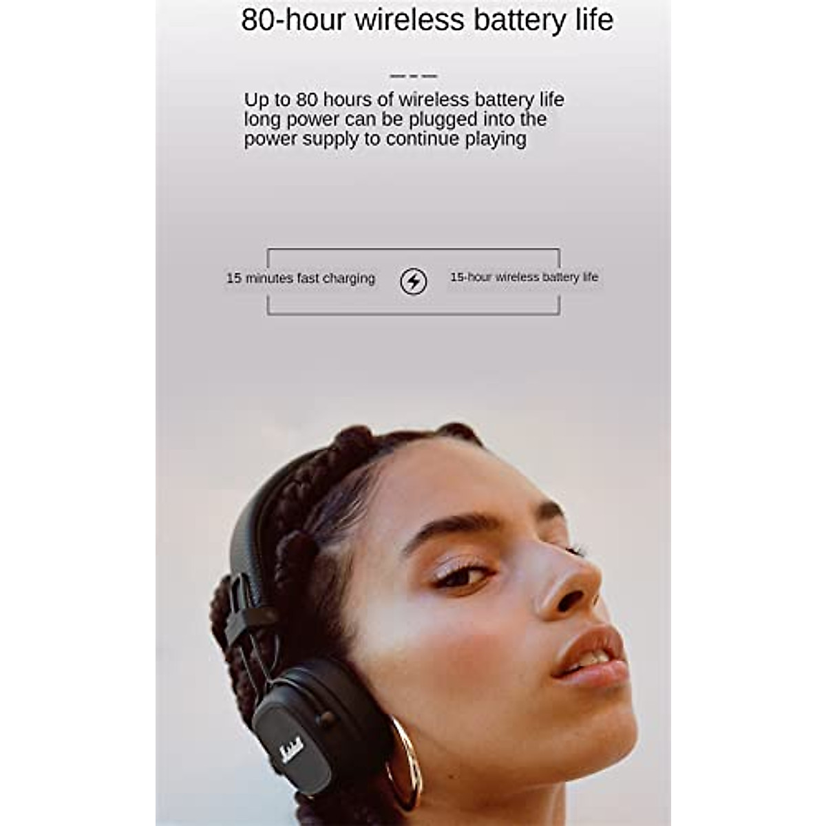 Lmminer Active Noise Cancelling Over-Ear Headphones Wireless Hi-Fi Stereo Bluetooth 5.0 Foldable Music Headset with Mic, Apt-X Low Latency, Apt-X HD, 30H Playtime,Brown