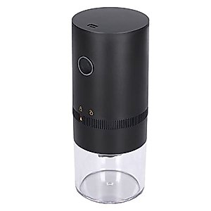 Coffee Grinder, Portable Electric Coffee Grinder for Office and Home, Electric Grinder for Coffee Beans, Peanut, Beans, Spice, Nuts (Black)
