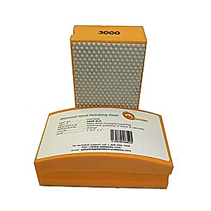 Toolocity DHPSET Diamond Hand Polishing Pads for Stone