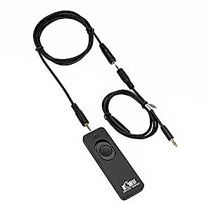 Kiwifotos RR-100 Remote Shutter Release Cord for Fuji Fujifilm X-T5 X-T4 X-T3 X-T2 X-T1 X-T30 X-T20 X-T10 X-T100 X100V X100F X100T X-PRO3 PRO2 X-H1 X-H2 X-H2S GFX 100 GFX 50S GFX 50R X-E3 X-A5 & More
