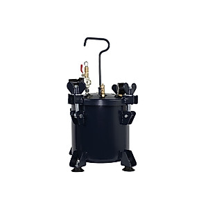 CALIFORNIA AIR TOOLS 255C 2.5 Gallon Pressure Pot for Casting, Blue & CAT-1P1060S Light & Quiet Portable Air Compressor, Silver