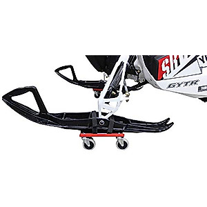 Extreme Max 5800.0228 V-Slides Snowmobile Dolly System - Steel, Red