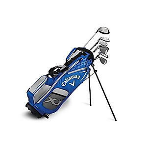 Callaway Golf Xj Junior Golf Set, Level 3, 7 Piece Set, Right Hand, Blue