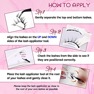 Newcally Faux Mink Lashes Pack 20 Pairs Wholesale False Eyelashes Dramatic Long Fluffy Wispy Fake Eye Lashes Bulk