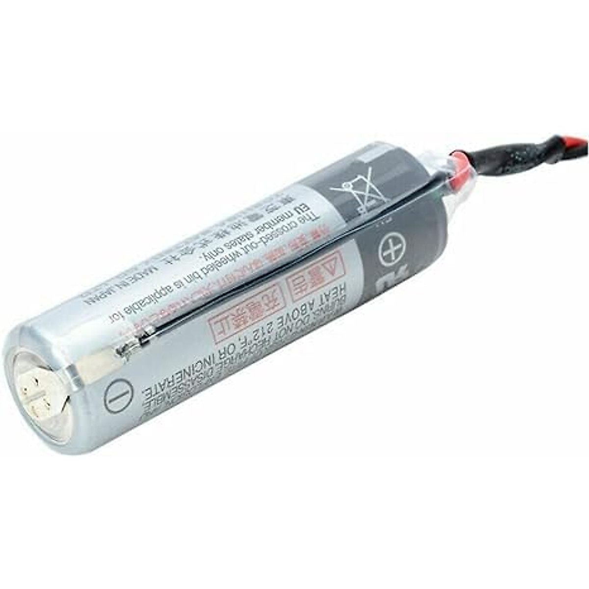 5-Pack ER6V/3.6V 2400mAh PLC Lithium Battery, ER6VC119A/ER6VC119B with Brown Plug for M64 System