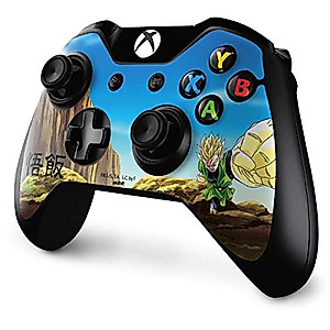 Skinit Decal Gaming Skin Compatible with Xbox One Controller - Officially Licensed Dragon Ball Z Gohan Power Punch Design