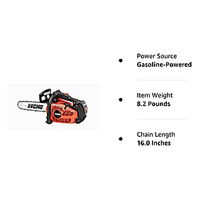 Echo CS-355T Top Handle 16" Chain Saw Orange/Black
