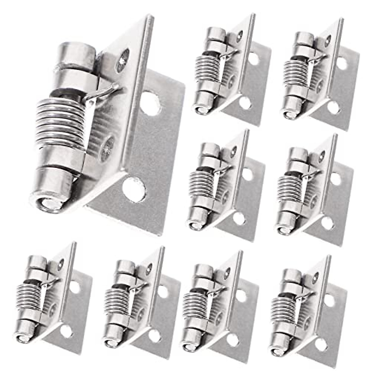10pcs Automatic Closing Hinge Heavy Duty Door Closer Heavy Duty Spring Exterior Door Hinges Self Closing Hinges for Doors Black Door Hinges Garage Door Hinge Garage Door Hinges