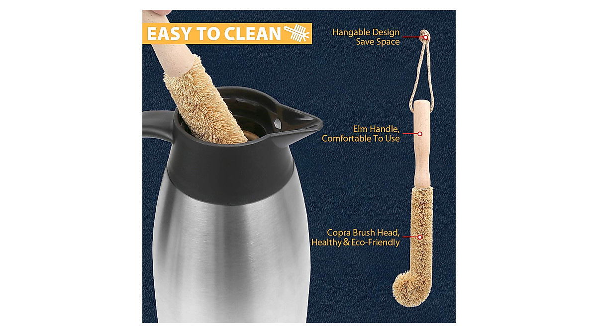 Yummy Sam 68oz Thermal Coffee Carafe - 12Hr Heat Retention