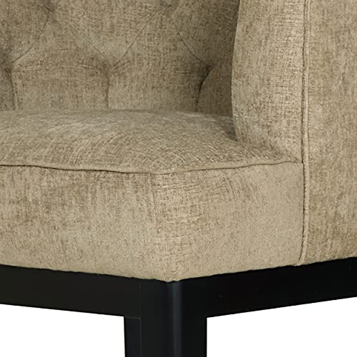 Christopher Knight Home Clough Accent Chair, Dark Beige + Dark Brown