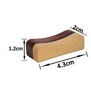 4 Pieces Wooden Chopsticks Rest Spoon Fork Knife Holders HA813 (2)