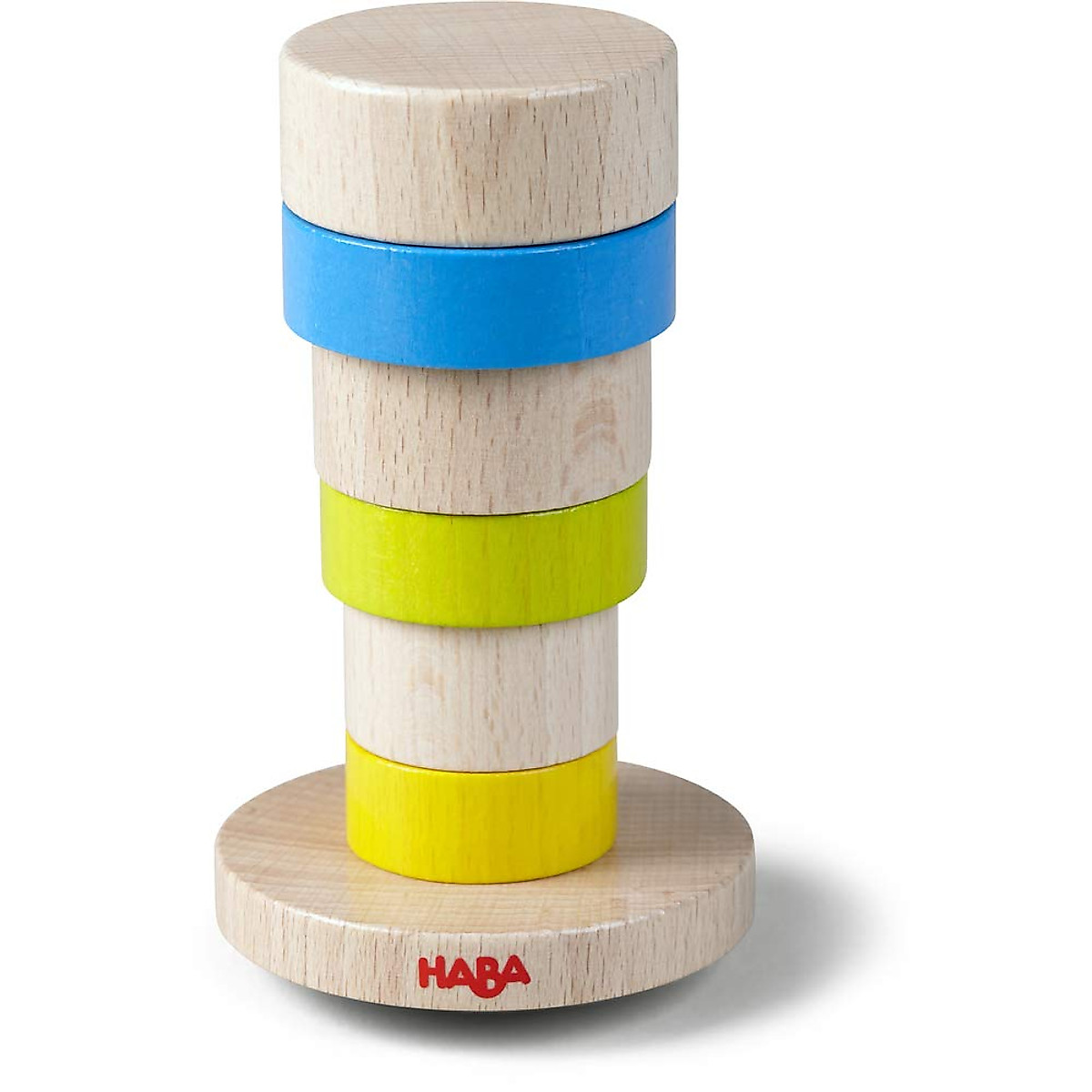 HABA Wooden Wobbly Tower Stacking Game (Made in Germany)