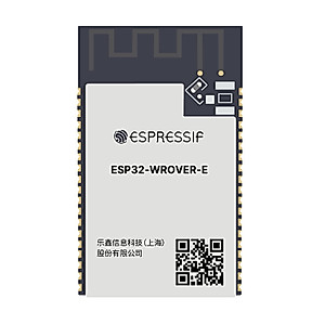 Espressif ESP32-WROVER-E Module, WiFi-BT-BLE MCU, 4MB Flash, 8MB PSRAM, PCB Antenna