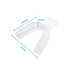 4pcs/Set Thermoform Moldable Dental Mouth Guard Teeth Protector, Whitening Kits Teeth Trays Dental Braces, Whitener Mouth Guard Oral Care Hygiene Bleaching Tooth Tool