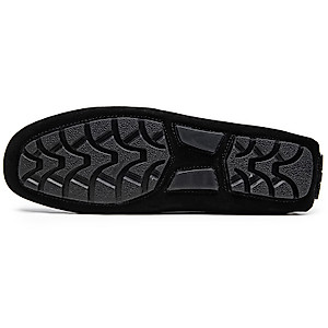 Go Tour New Mens Casual Loafers Moccasins Slip On Driving Shoes Black 12/48