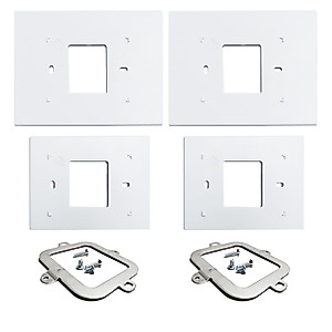 THP2400A1027W Thermostat Wall Plate Back Plate White Cover Assembly (1)