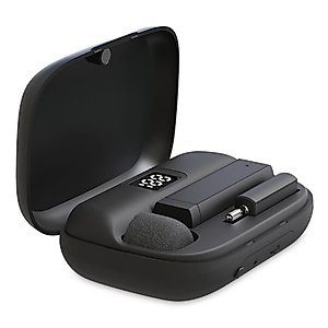 HeavenBird Wireless Lavalier Microphone with Charging Case, Clip-on Plug & Play Mini Bluetooth Microphone for iPhone iPad & Android, Youtubers, Live Stream, Vloggers, Zoom Video Recording