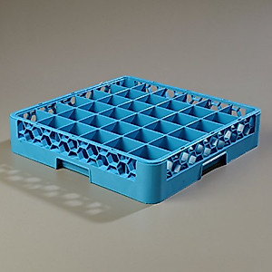 Carlisle FoodService Products RG3614 OptiClean 36 Compartment Glass Rack, 2.94" Compartments, Blue (Pack of 6)