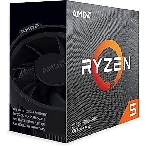 AMD Ryzen 5 3600 6-core, 12-Thread Unlocked Desktop Processor with Wraith Spire Cooler