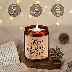 Miracu Mature Engagement Scented Candles - Unique Engagement Gifts for Couples, Fiance, Bride to Be - Funny Engagement Gift for Women, Men - Newly Engaged Gifts for Her, Congrats Engagement Candle