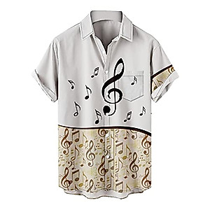 Men's Slim Fit Comfortable Shirt Printed T Shirts Outdoor Street Short-Sleeved Tops Hooded Button Tees Blouse Generic Shirt Shirt Linen Wedding Shirts for Men Button Up Shirts for Men 3XL