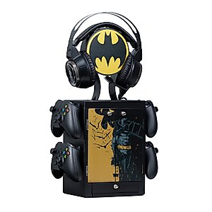 Numskull Official Batman Gaming Locker, Controller Holder, Headset Stand for PS5, Xbox Series X S, Nintendo Switch - Official Batman Merchandise