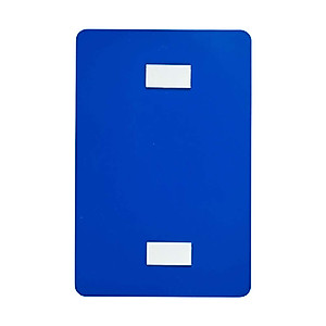 London Health Products Uni-Sex Restroom Sign - ADA Compliant - Blue & White - Includes Adhesive Tape and Instructions