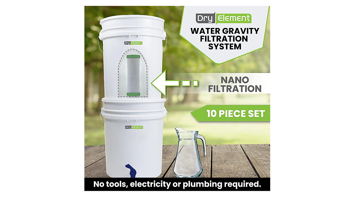 Nano Gravity Water Purification System - High Capacity Filter