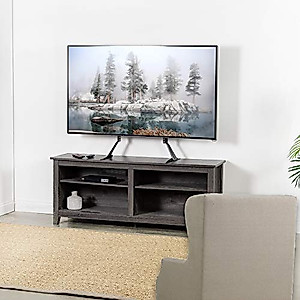 VIVO Extra Large TV Tabletop Stand for 27 to 85 inch LCD Flat Screens, Mount Base with VESA up to 1000x600mm STAND-TV01T