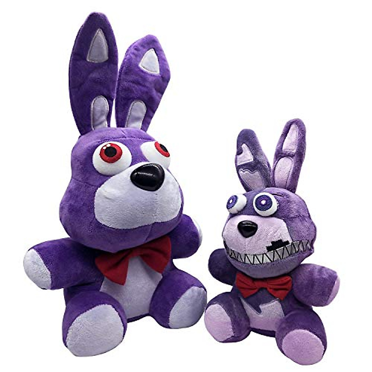 Foxy FNAF Nights Plush Toys - Bonnie Plush Stuffed Animal Rabbit Plush Toy for Children, Boys & Girls Gift, Purple, 10 Inches