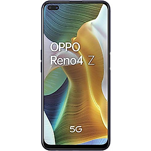 OPPO Reno4 Z 5G Dual-SIM 128GB ROM + 8GB RAM (GSM Only | No CDMA) Factory Unlocked Android Smartphone (Ink Black) - International Version
