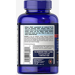 Puritan's Pride Triple Strength Glucosamine, Chondroitin & MSM Joint Soother, 90 Coated Caplets