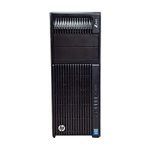 HP Z640 Workstation Tower, 12-Core Intel Xeon E5-2680 v3 Processor, 64GB DDR4 Memory, 512GB SSD, 1TB SATA HDD, Nvidia Quadro K2200 4GB Graphics, Windows 10 Professional 64-bit