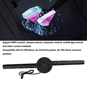 3D Hologram Fan, 3D Advertising Player with Builtin 16GB Memory Card for Stores (US Plug)