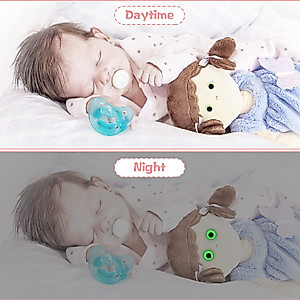 UPINS 300Pcs Googly Wiggle Eyes Self Adhesive, Glowing in Dark Eyes for Crafts Sticker 10 mm Sparkle Wiggle Eyes Suitable for Handicrafts DIY Halloween Christmas