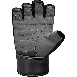 RDX Weight Lifting Gloves for Gym Workout, Long Wrist Support Strap with Padded Palm Protection, Great Grip for Powerlifting, Men Women Strength Training, Fitness Bodybuilding, Weightlifting Exercise