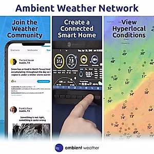 Ambient Weather WH31L Lightning Detector for Models WS-2000, WS-5000